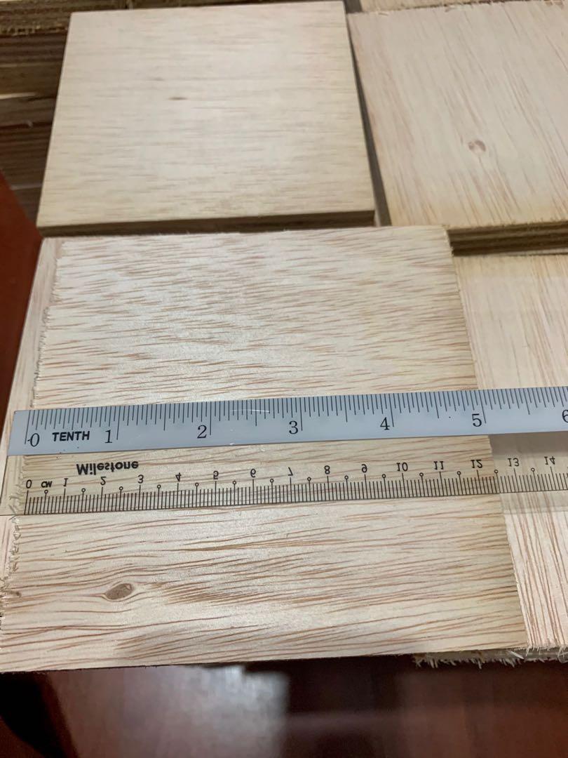 Plywood Tile for DIY Wooden Block, Wood Image Transfer, Craft, Scrabble ...
