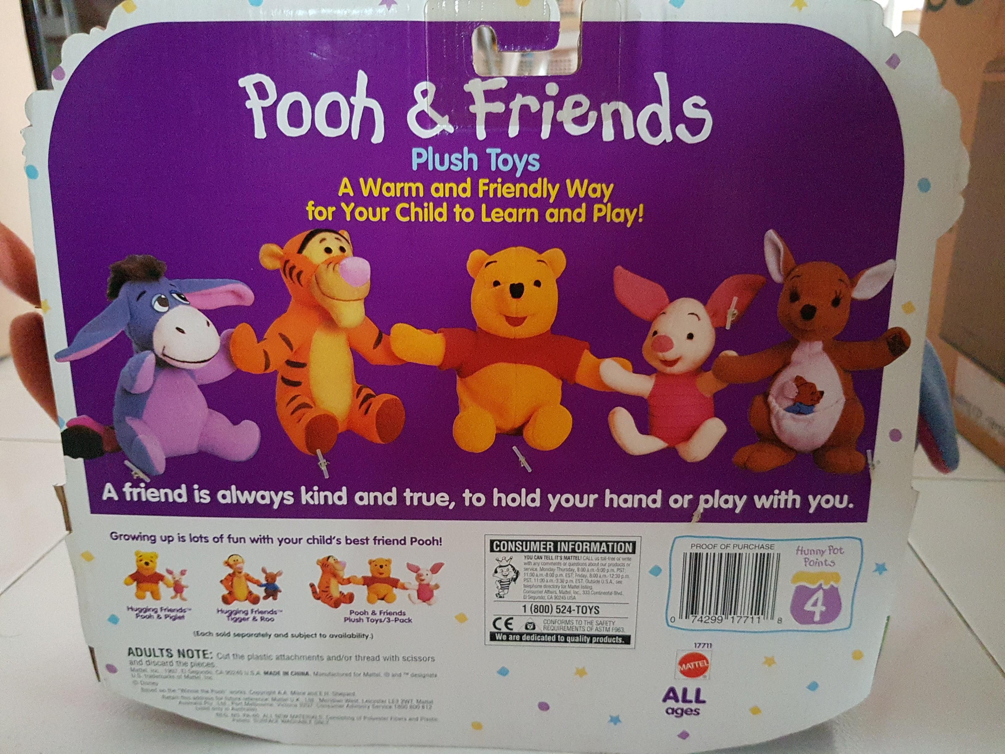 Pooh & Friends Plush Toys, Hobbies & Toys, Toys & Games on Carousell