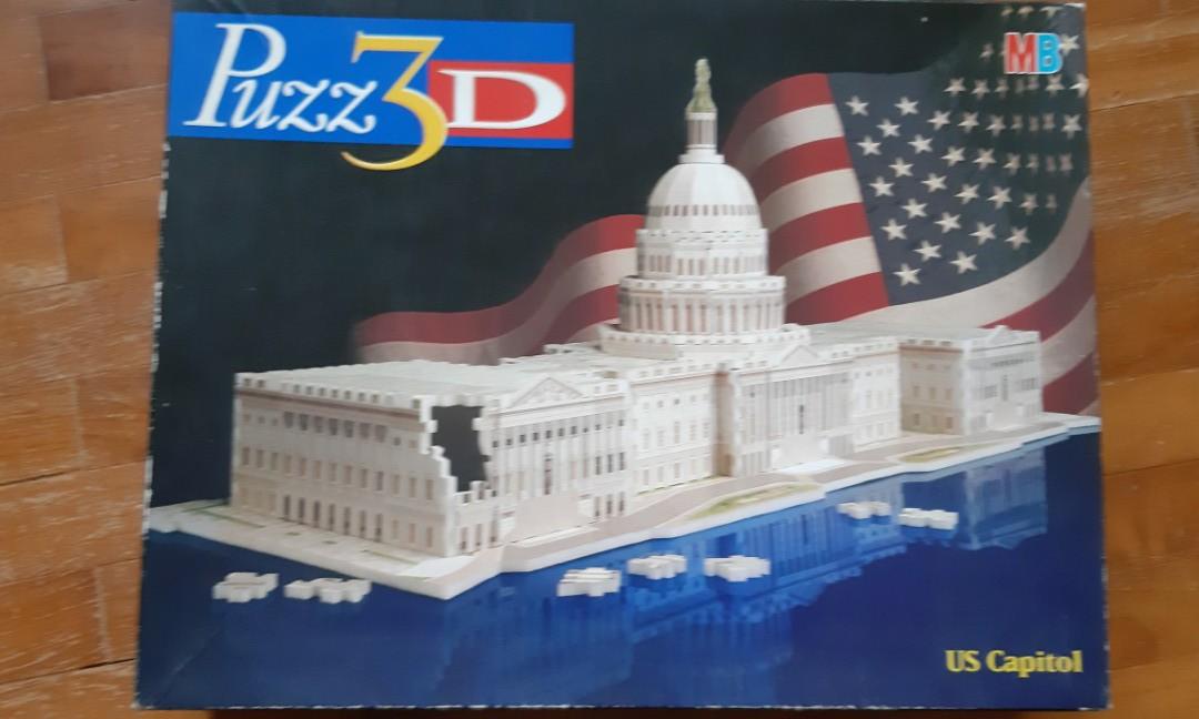Puzz 3D US Capitol puzzle, Hobbies & Toys, Toys & Games on Carousell