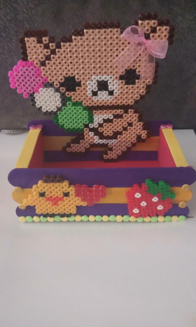 Pyssla beads DIY gift, Hobbies & Toys, Stationery & Craft, Handmade ...