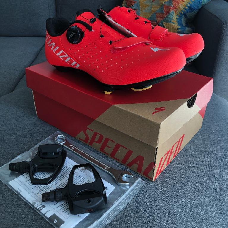 Specialized Cycling Shoes Torch 1.0 with Shimano Cleats SPD-SL R540 ...