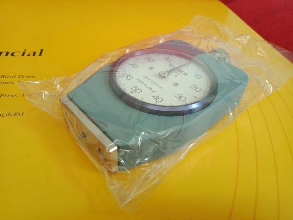 Teclock Durometer, Rubber Hardness Tester, Shore A Durometer, Type A ...