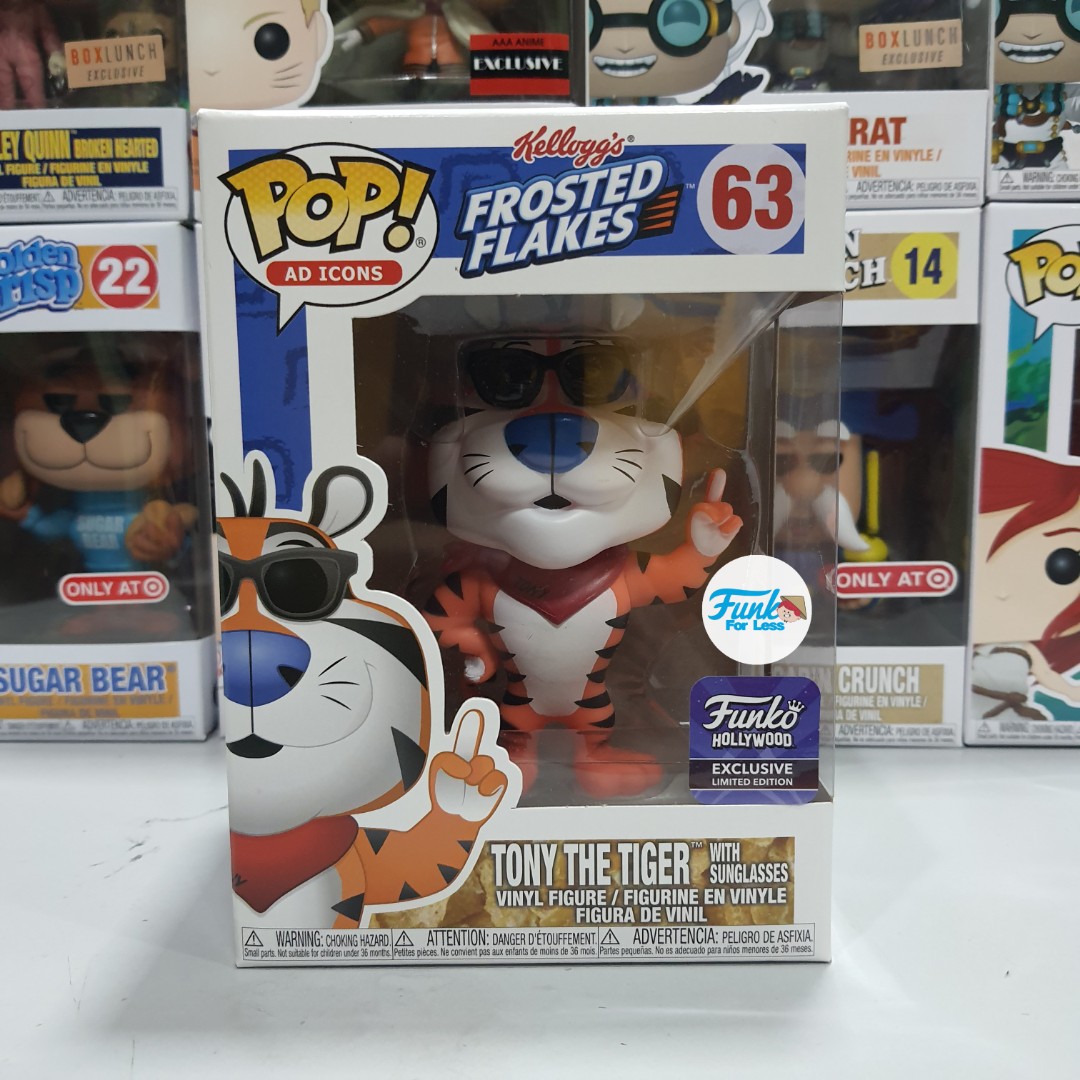 Tony the Tiger Funko Pop! With Sunglass Ad Icons, Hobbies & Toys, Toys ...