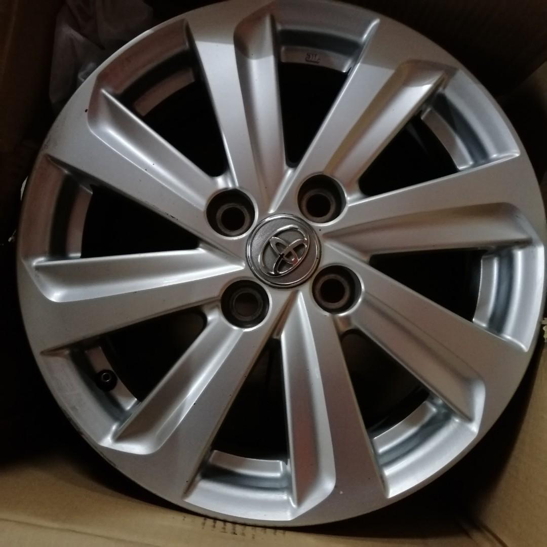 Toyota Vios stock Mags only 15s 2017, Car Parts & Accessories, Mags and ...