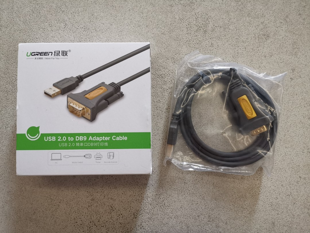 UGREEN USB 2.0 to RS232 Serial Cable, Computers & Tech, Parts ...