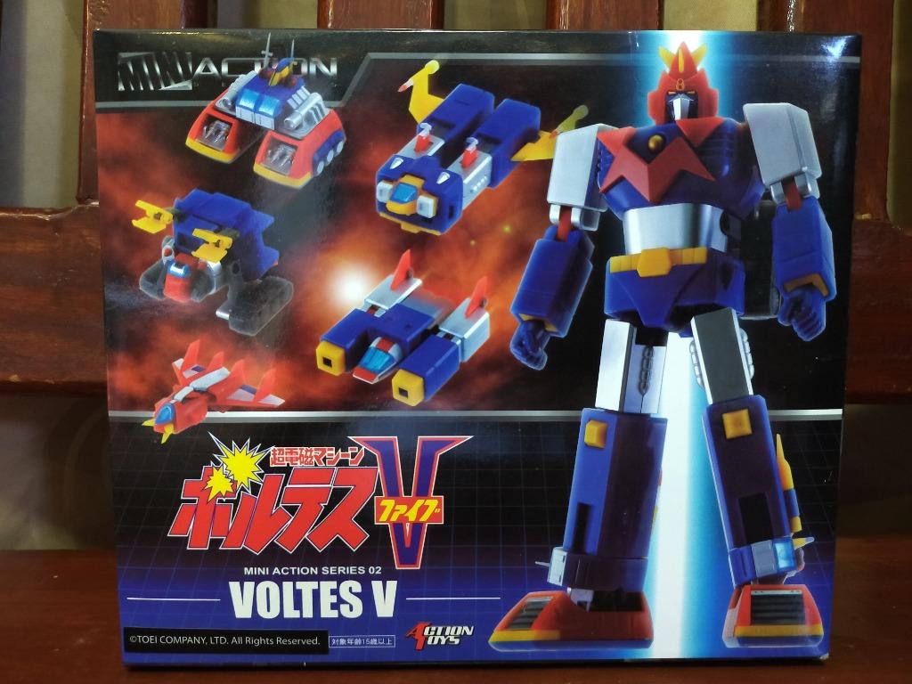 Voltes V Action Toys articulated Figure Volt in and Volt out to 5 ...