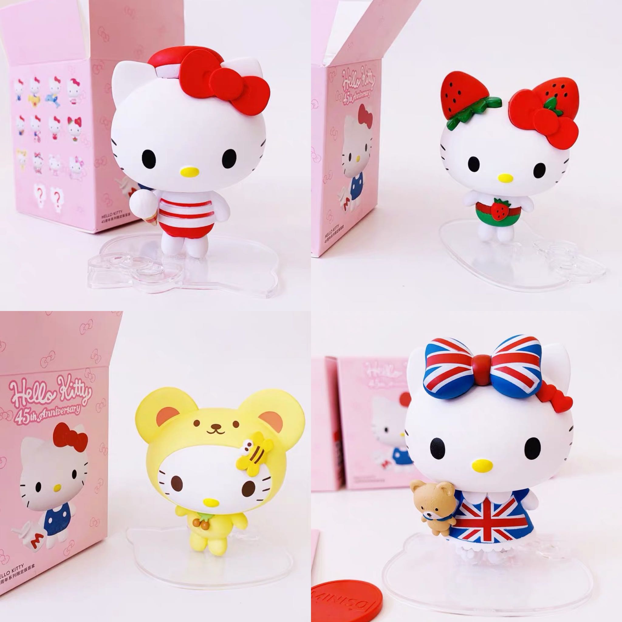 WTS MINISO CHINA HELLO KITTY 45TH ANNIVERSARY, Hobbies & Toys, Toys ...