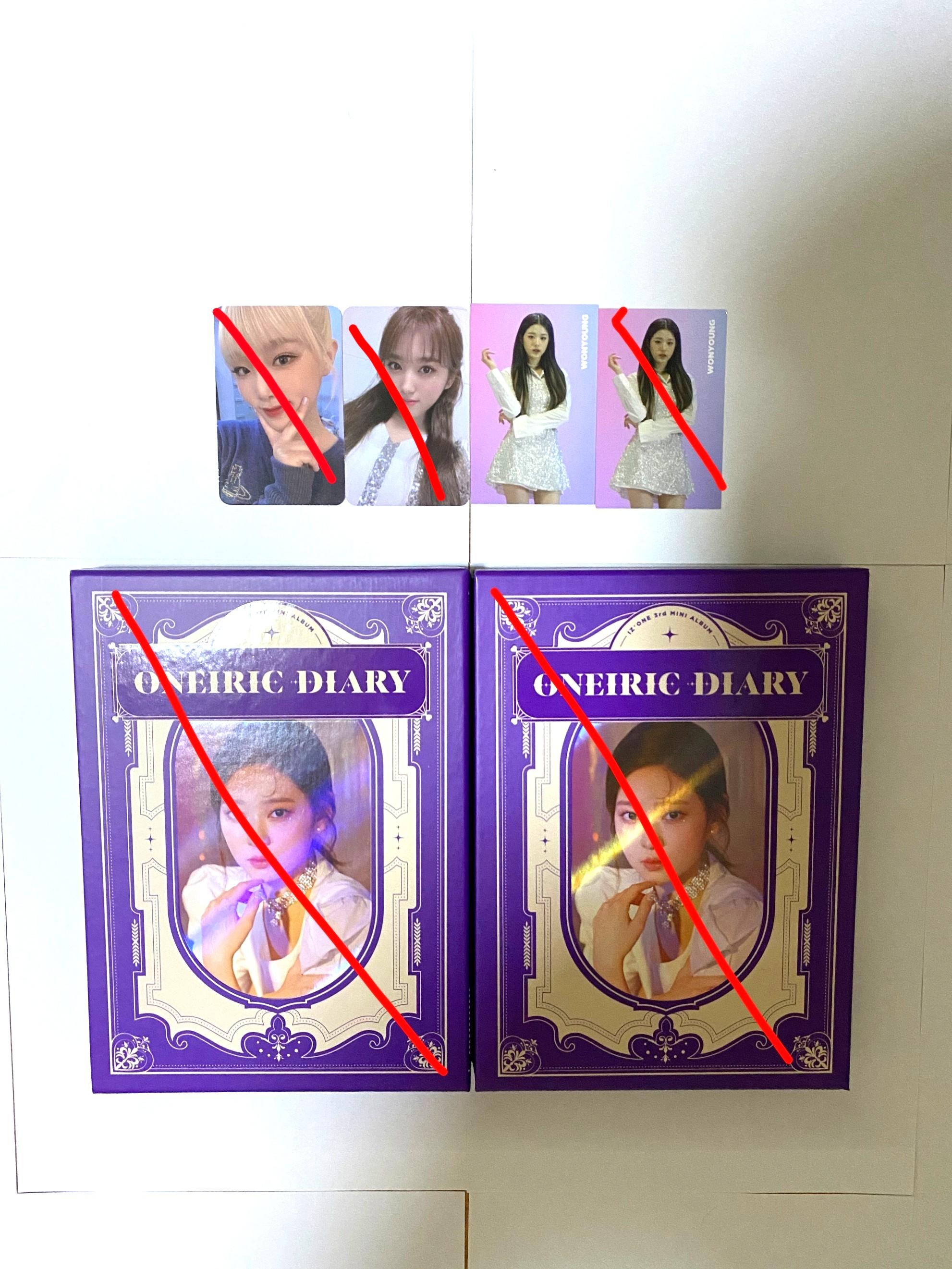 [WTT] IZ*ONE/IZONE ONEIRIC DIARY Oneiric ver albums photocards and AR cards, Hobbies & Toys ...