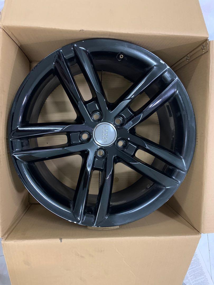 18” Audi Original rims, Car Accessories, Tyres & Rims on Carousell