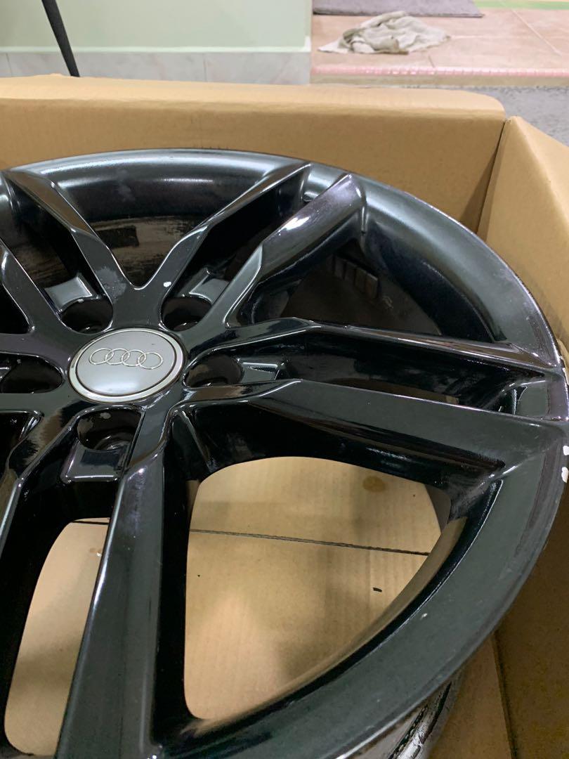 18” Audi Original rims, Car Accessories, Tyres & Rims on Carousell
