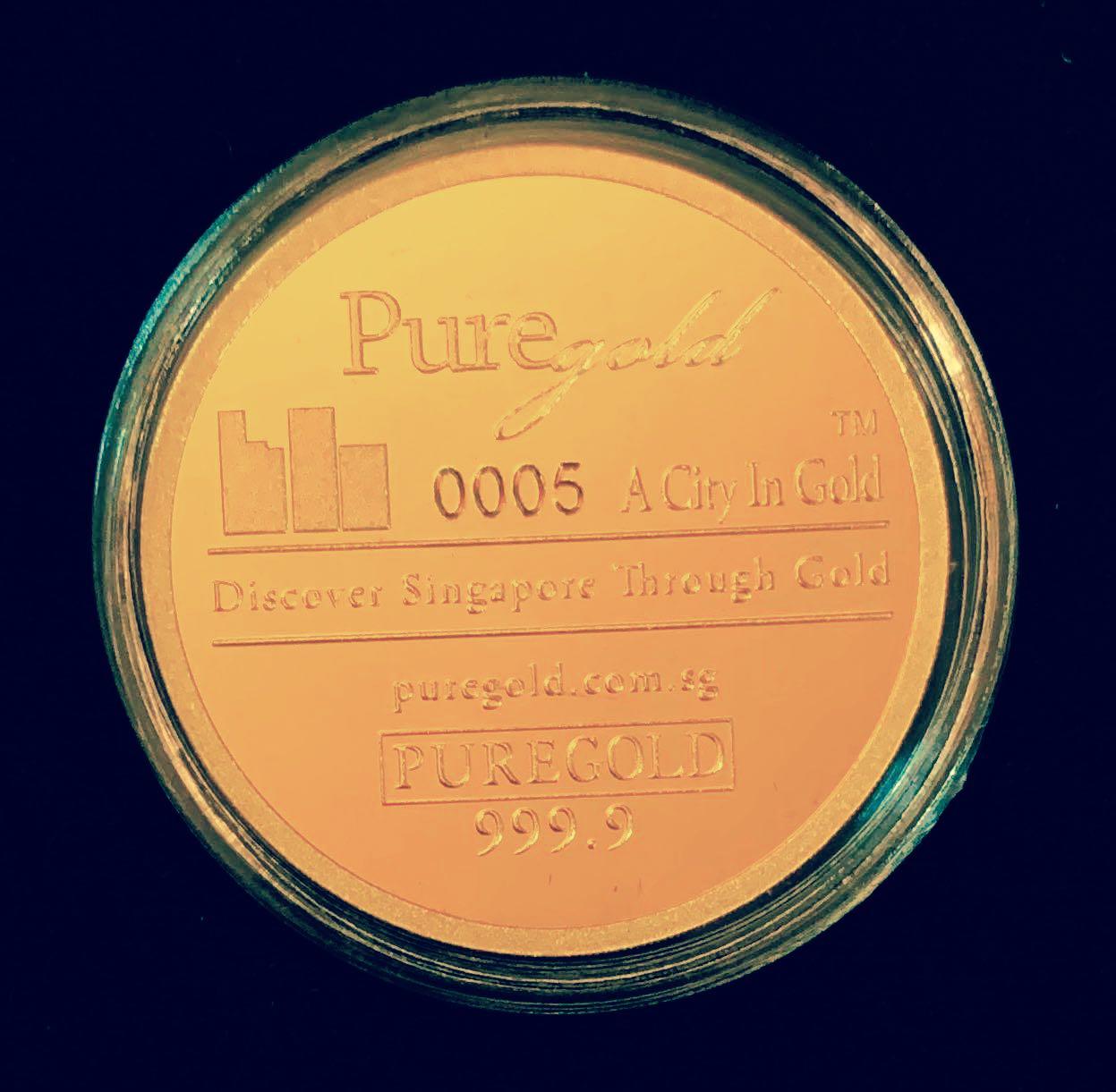Pure Gold 1 Oz. 2015 Singapore Puregold.sg "Christian Biblical Series ...