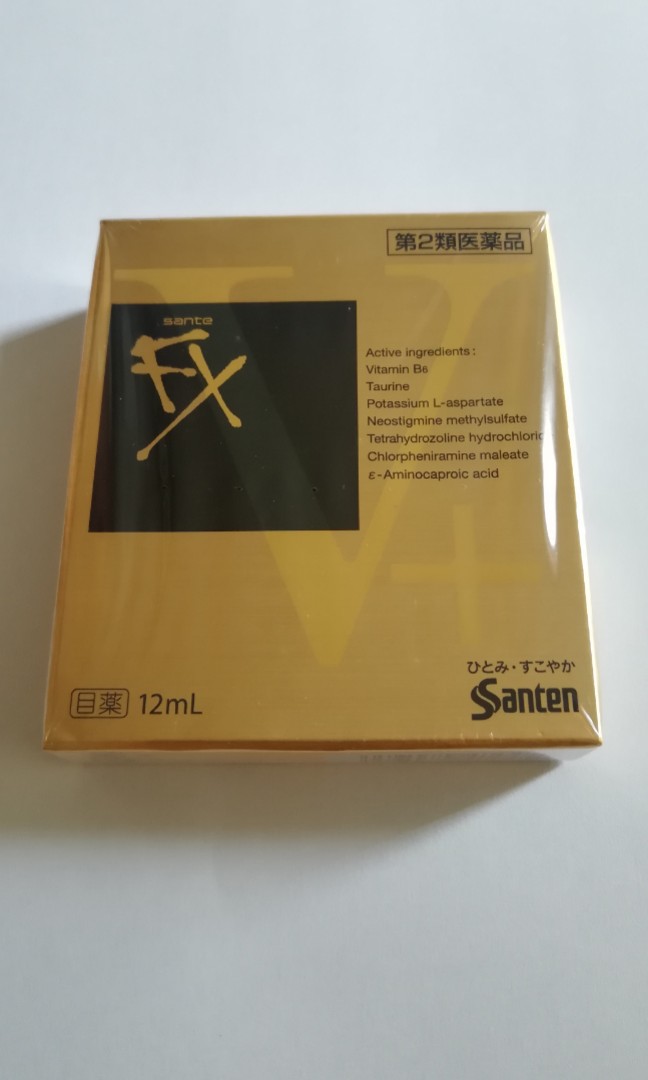 參天沁涼眼藥水 Sante FX V Plus 12ml, 美容＆化妝品, 健康及美容 - 皮膚護理, 面部 - 面部護理 - Carousell