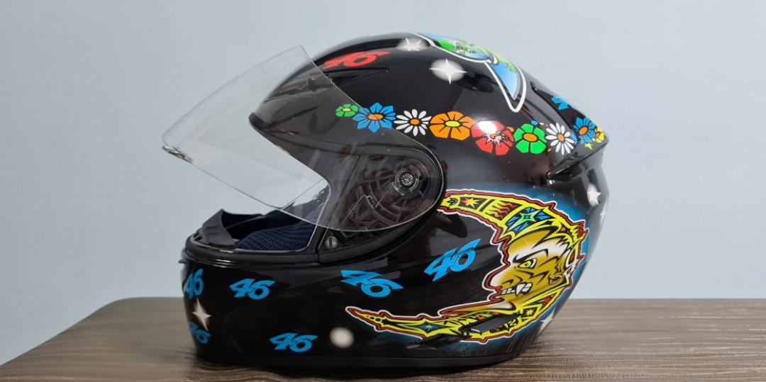 AGV K3 VR46 Sun & Moon, Motorcycles, Motorcycle Apparel on Carousell