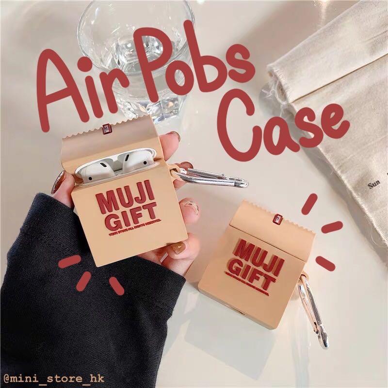 [現貨] AirPod case MUJI bag 無印紙袋, 手提電話, 電話及其他裝置配件, 手機套及手機殻 - Carousell