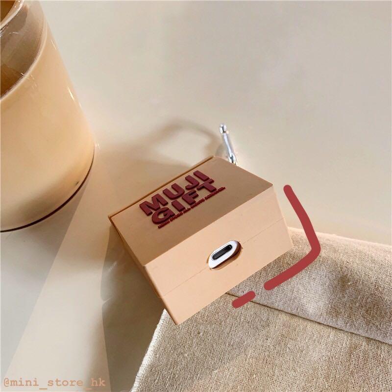 [現貨] AirPod case MUJI bag 無印紙袋, 手提電話, 電話及其他裝置配件, 手機套及手機殻 - Carousell