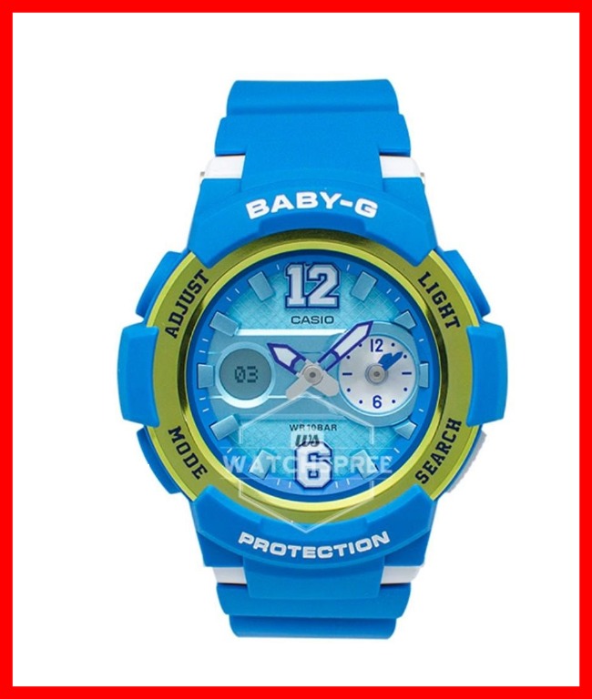 Baby G Dual Dial Blue and Gold BGA2102B Original Cash On Delivery Women ...