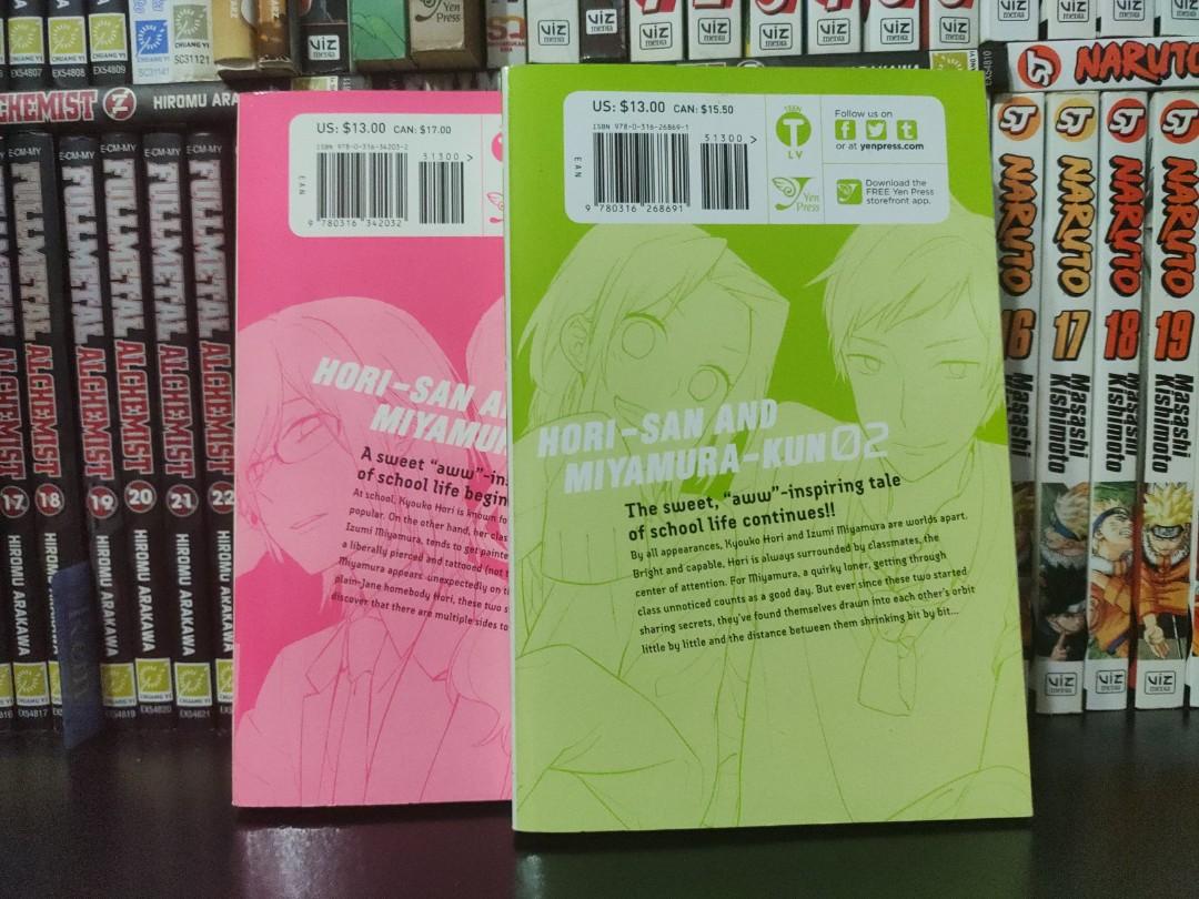 CHEAP horimiya manga vol 1-2, Books & Stationery, Comics & Manga on ...