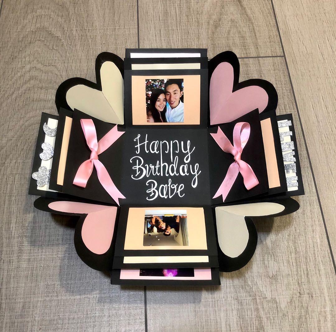 Customized Birthday Box Card, Hobbies & Toys, Stationery & Craft ...