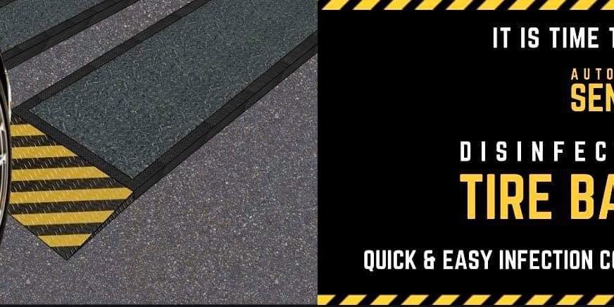 Disinfecting tire bath, Beauty & Personal Care, Sanitizers ...