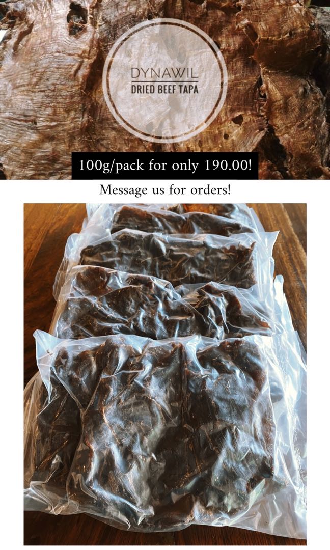 Dried Beef Tapa, Food & Drinks, Packaged & Instant Food on Carousell