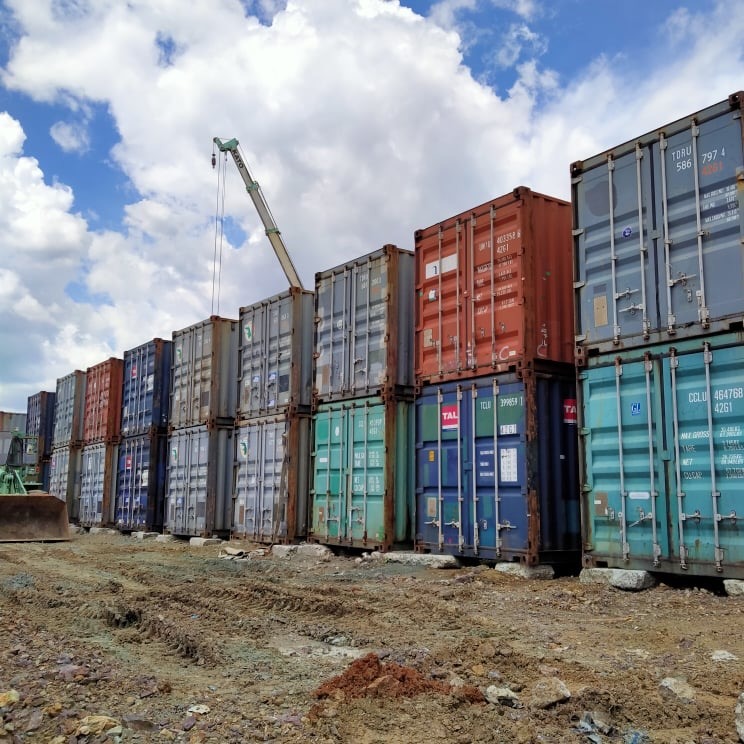 Dry Container Van 10 footer 20 footer 40 footer container van ...