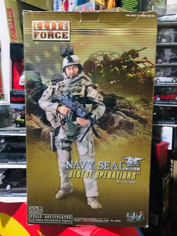 ELITE FORCE BBI 1/6 NAVY SEAL DESSERT OPERATIONS - RAPTOR, Hobbies ...