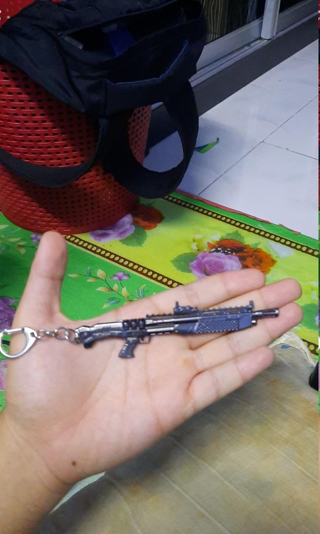 Fortnite shotgun weapon keychain, Hobbies & Toys, Collectibles ...