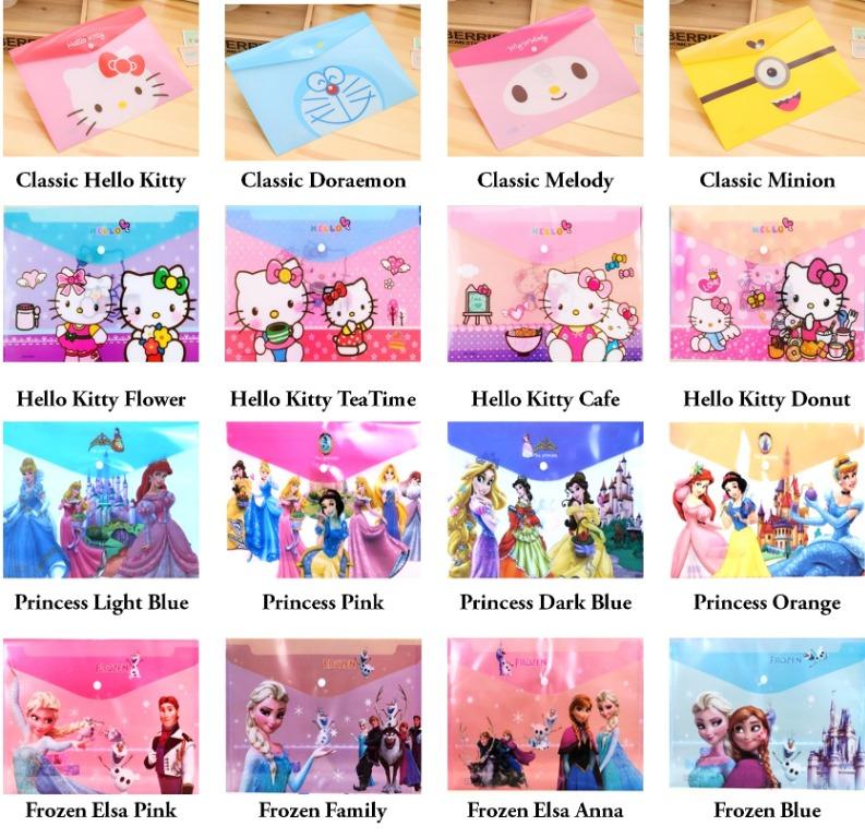 Frozen Elsa Anna Olfa A4 Size Organizer Holder School Party Gift Bag ...