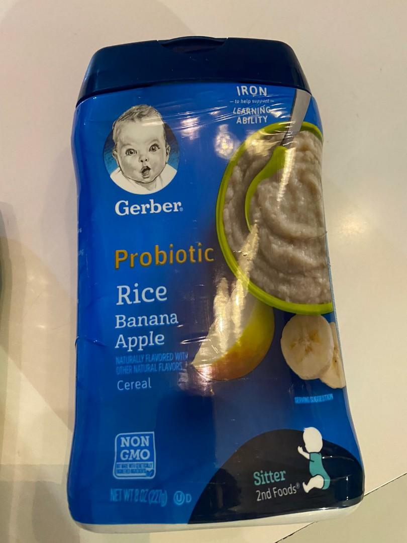 Give away Gerber Probiotic Rice Banana Apple Cereal (Best Before 6 ...