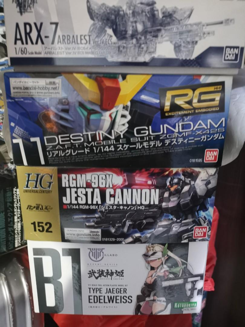 Gundams and Megami device model kits, Hobbies & Toys, Toys & Games on ...