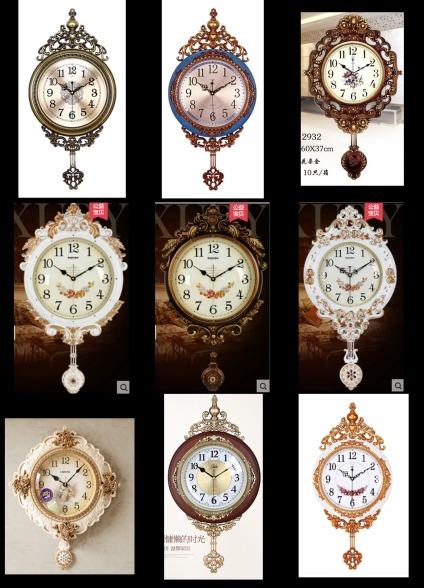 HDBLuxury Pendulum Wall Clocks - A1, Furniture & Home Living, Home ...