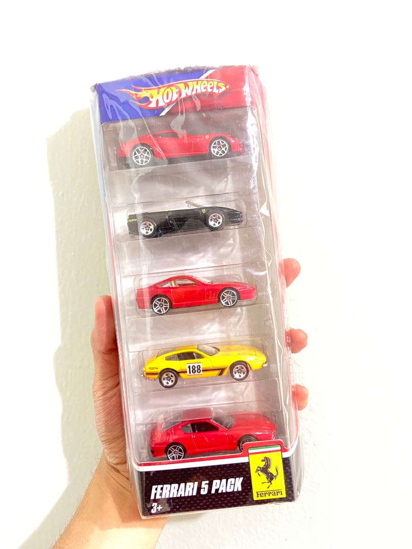 Hot Wheels Ferrari 5 Pack, Hobbies & Toys, Toys & Games on Carousell