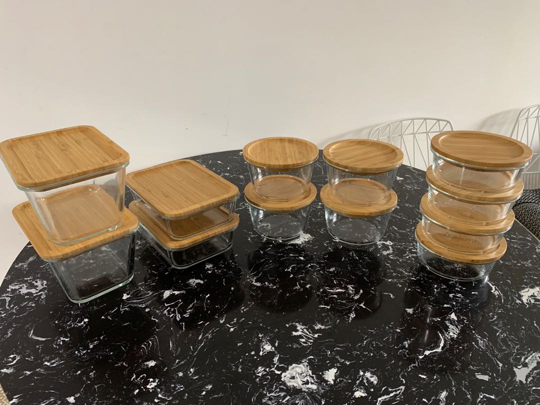 IKEA 365+ Glass Food Container Collection, Furniture & Home Living ...