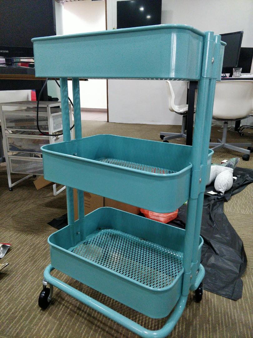 IKEA trolley rack shelf (many colours), Furniture & Home Living ...