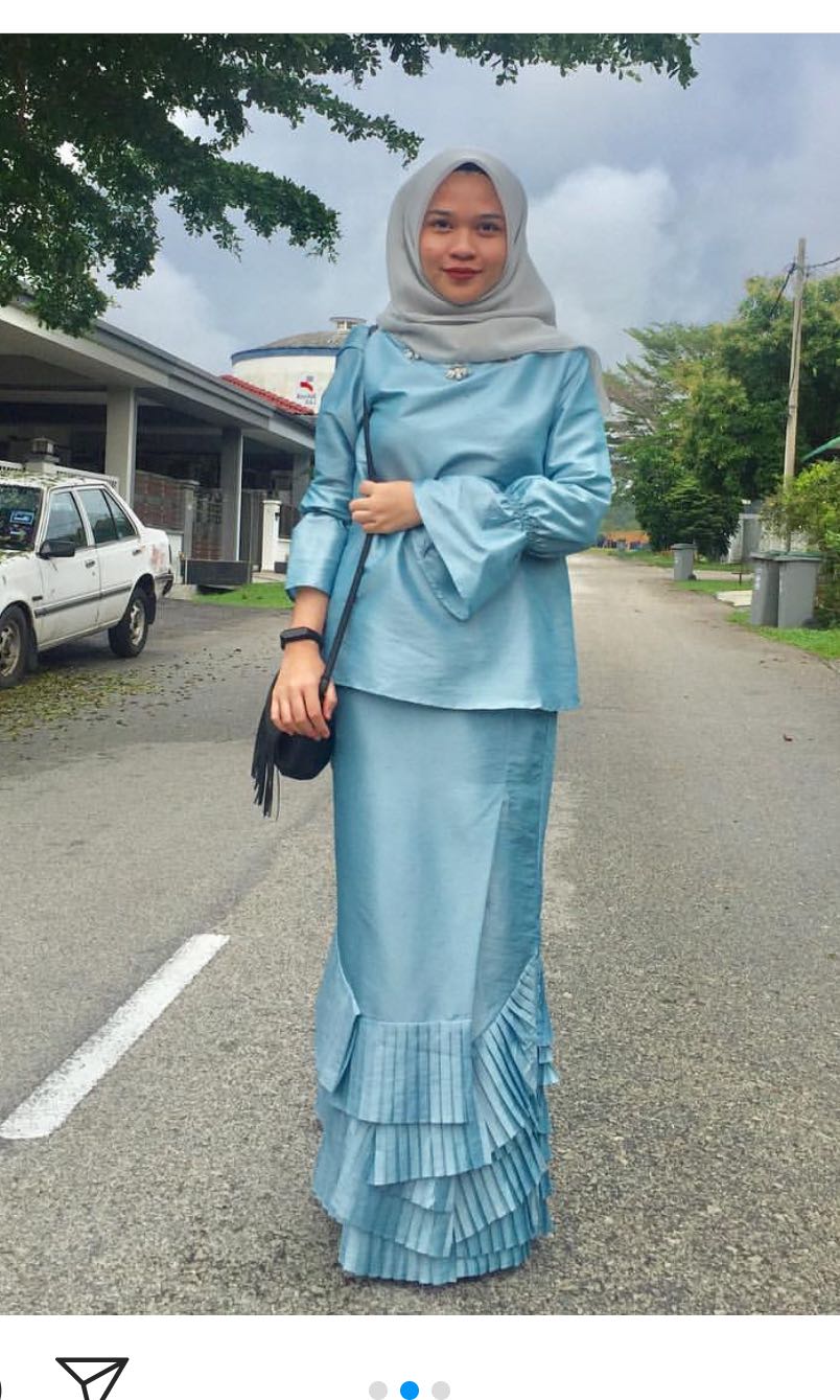 Kurung Zaimi Zulkafli, Women's Fashion, Tops, Blouses on Carousell