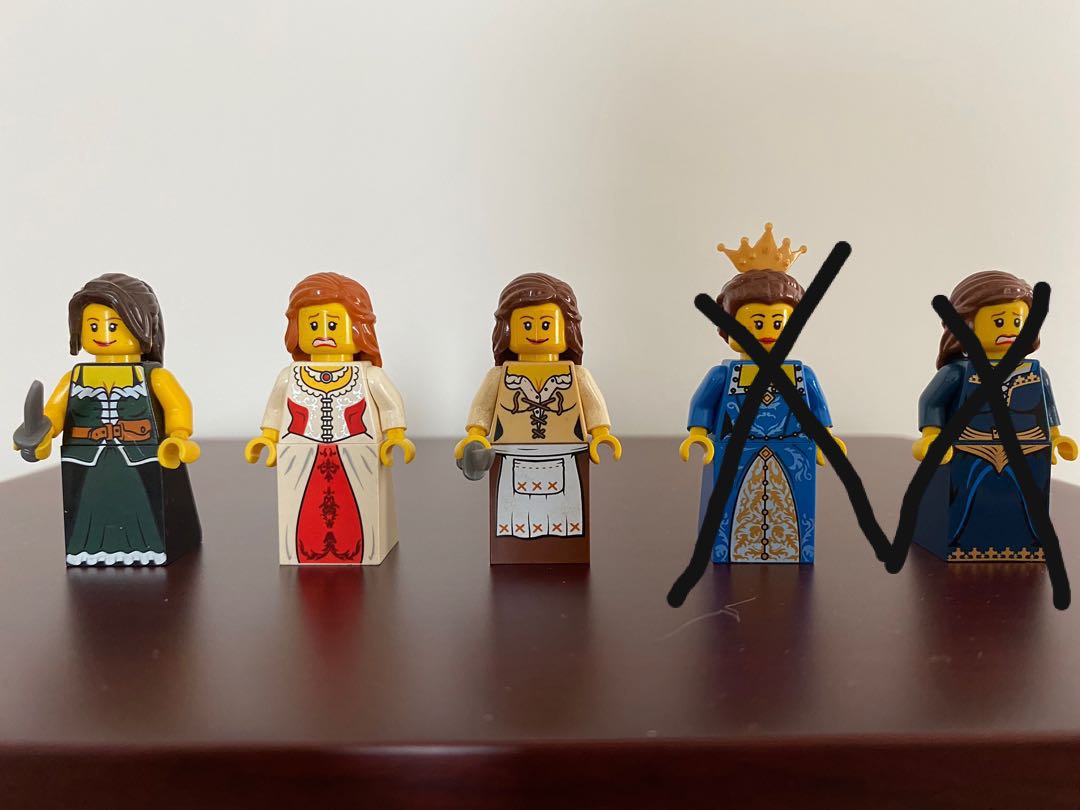 LEGO Castle Lady Figurines, Hobbies & Toys, Toys & Games on Carousell