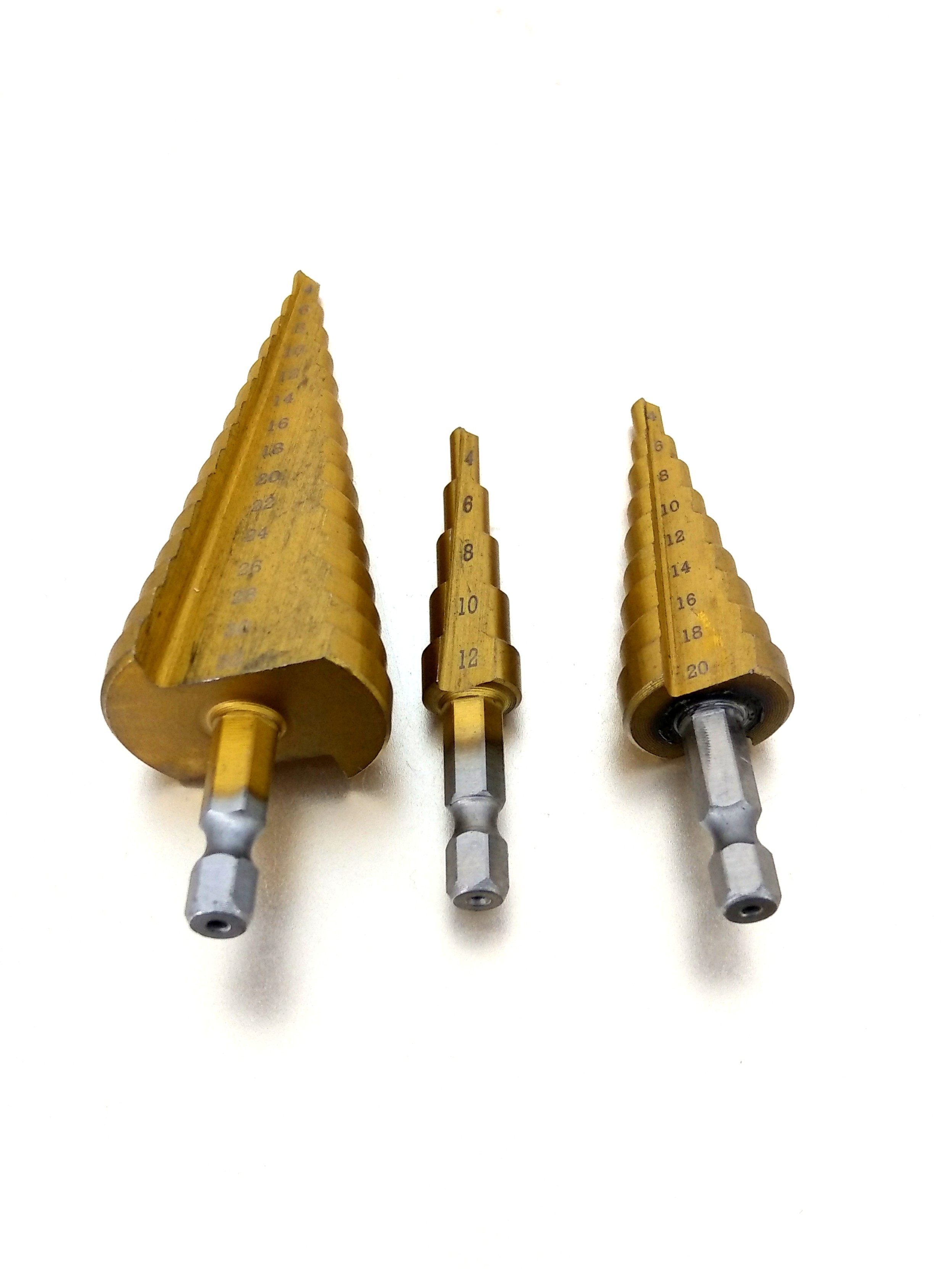M35 3件開孔器套裝 M35 Step Drill Bit Set, 3-Piece, 傢俬＆家居, 其他, 家居改善及收納用品 ...