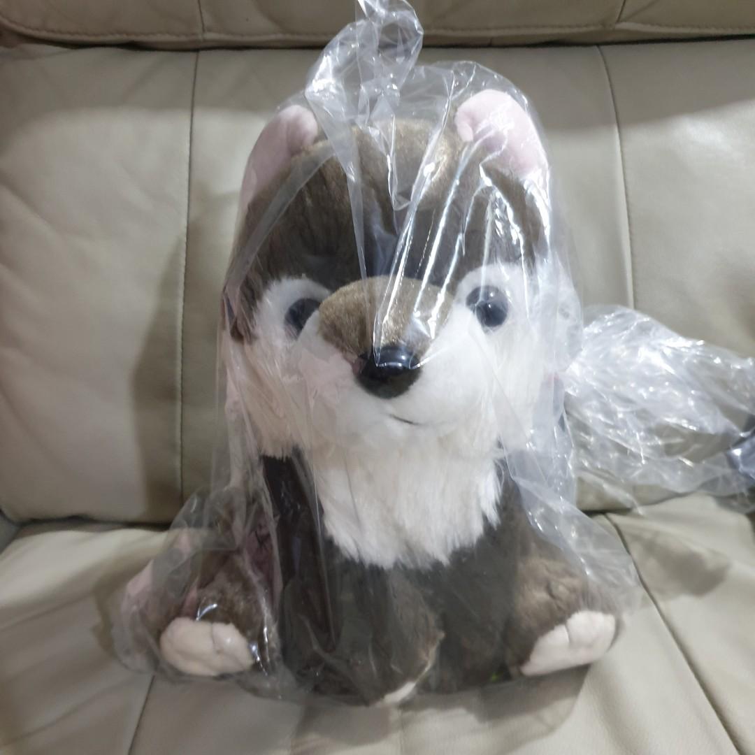 Mofumofu Wolf Jumbo Plush, Hobbies & Toys, Toys & Games on Carousell