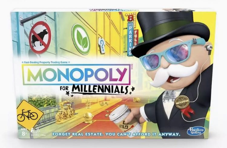 Monopoly for Millennials, Hobbies & Toys, Toys & Games on Carousell