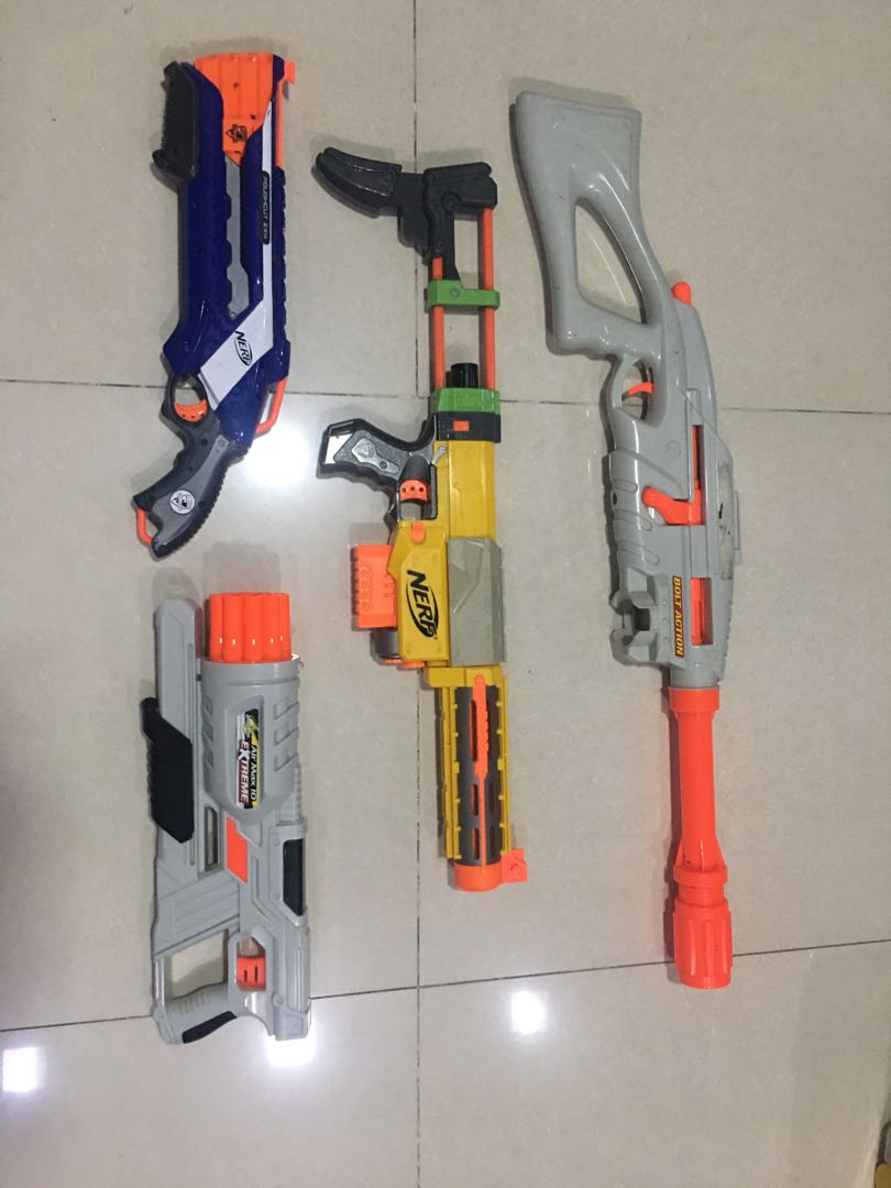 Nerf gun bundle, Hobbies & Toys, Toys & Games on Carousell