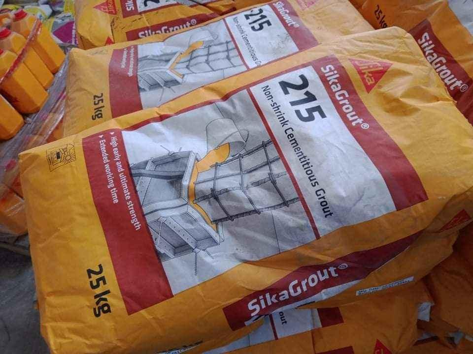 Non Shrink Grout Sika Grout SIKA 212/215, Commercial & Industrial, Construction & Building ...