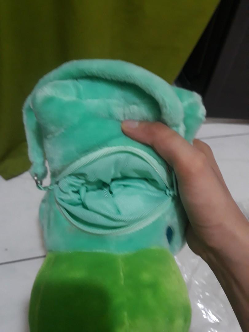 Pokemon Original Bulbasaur plush bag, Hobbies & Toys, Toys & Games on ...