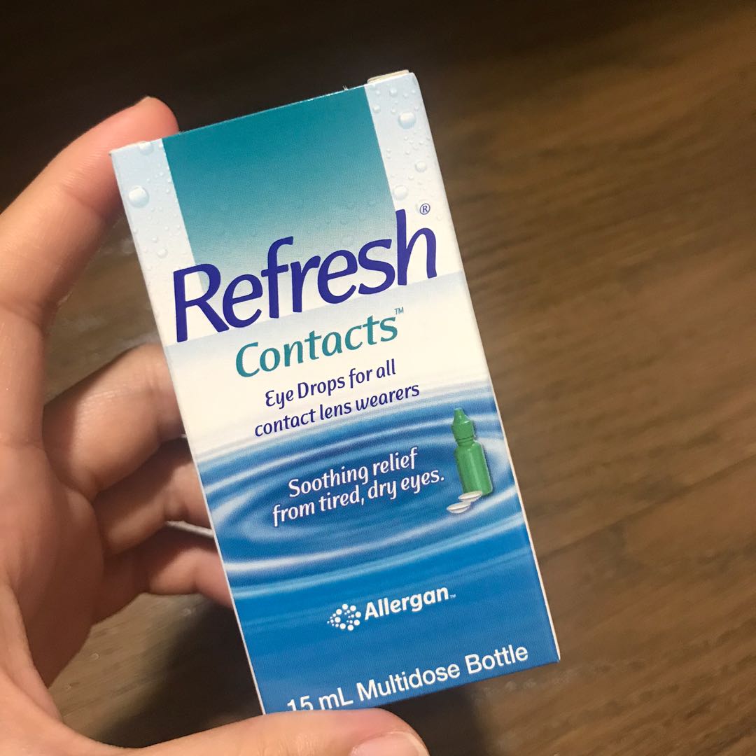 Refresh Contacts Eyedrops, Health & Beauty, Face & Skin Care on Carousell