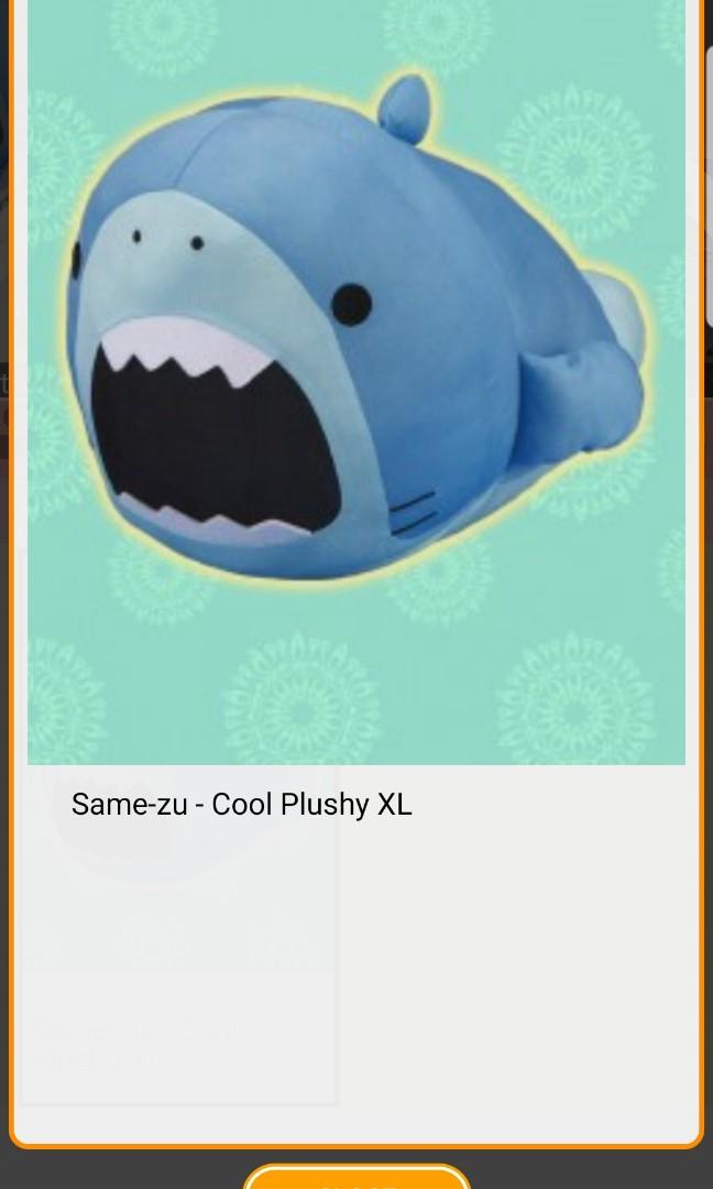 Samezu Shark Plush, Hobbies & Toys, Toys & Games on Carousell