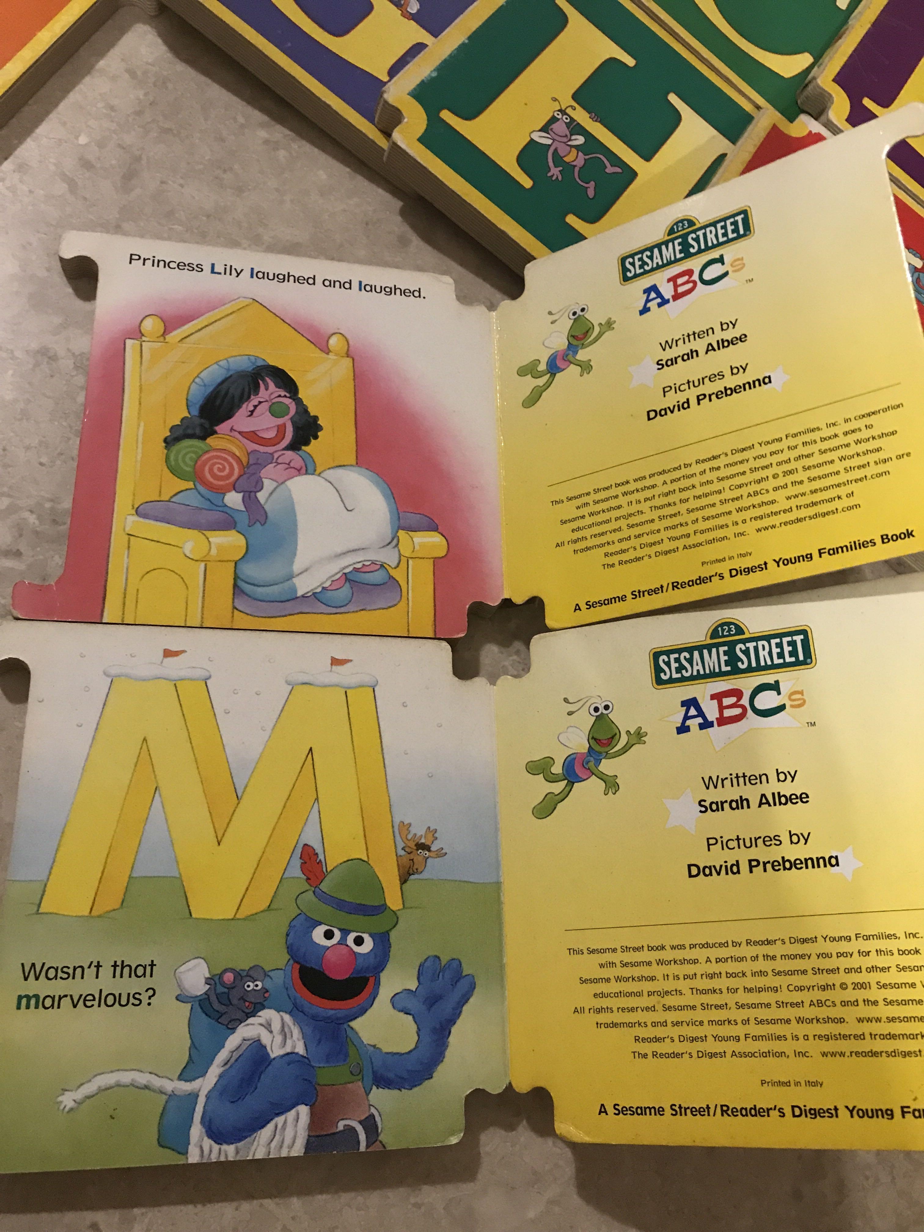 Set of 24 Sesame Street board books for $5, Books & Stationery ...
