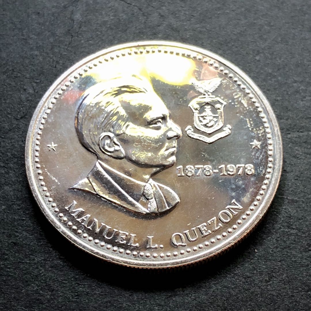 Silver 1978 Manuel Quezon 50 Piso, Hobbies & Toys, Memorabilia ...