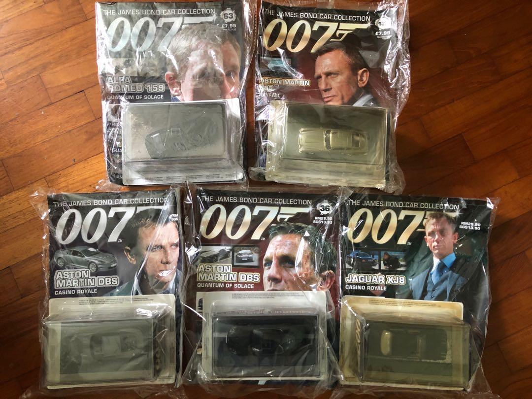 The James Bond Car Collection with Magazines 007 Aston Martin DB5 ...