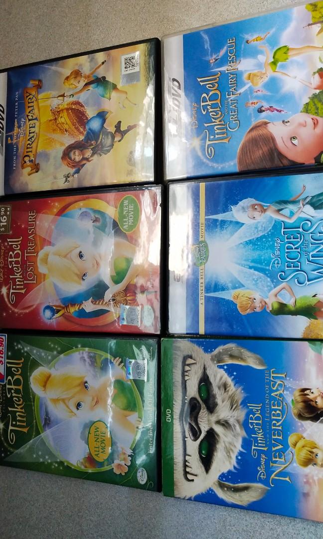Tinkerbell DVD, Hobbies & Toys, Music & Media, CDs & DVDs on Carousell