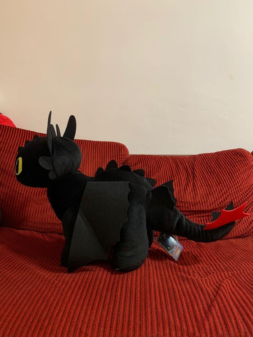 Giant Toothless Dragon Soft Toy, Hobbies & Toys, Toys & Games on Carousell