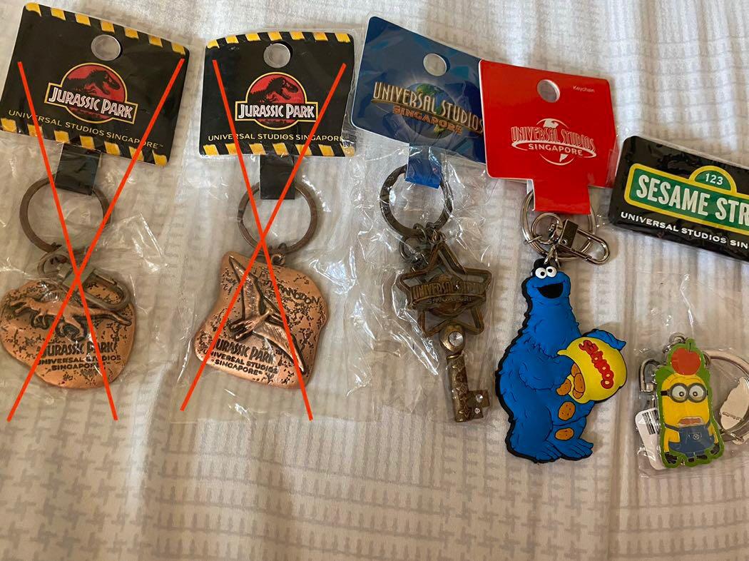 Universal Studios Keychains and magnets, Everything Else on Carousell